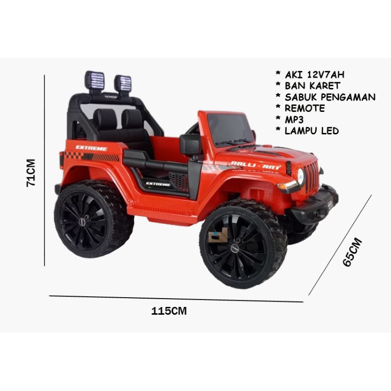 Jual mobil aki PMB Iron star M-8299, Merah | Shopee Indonesia