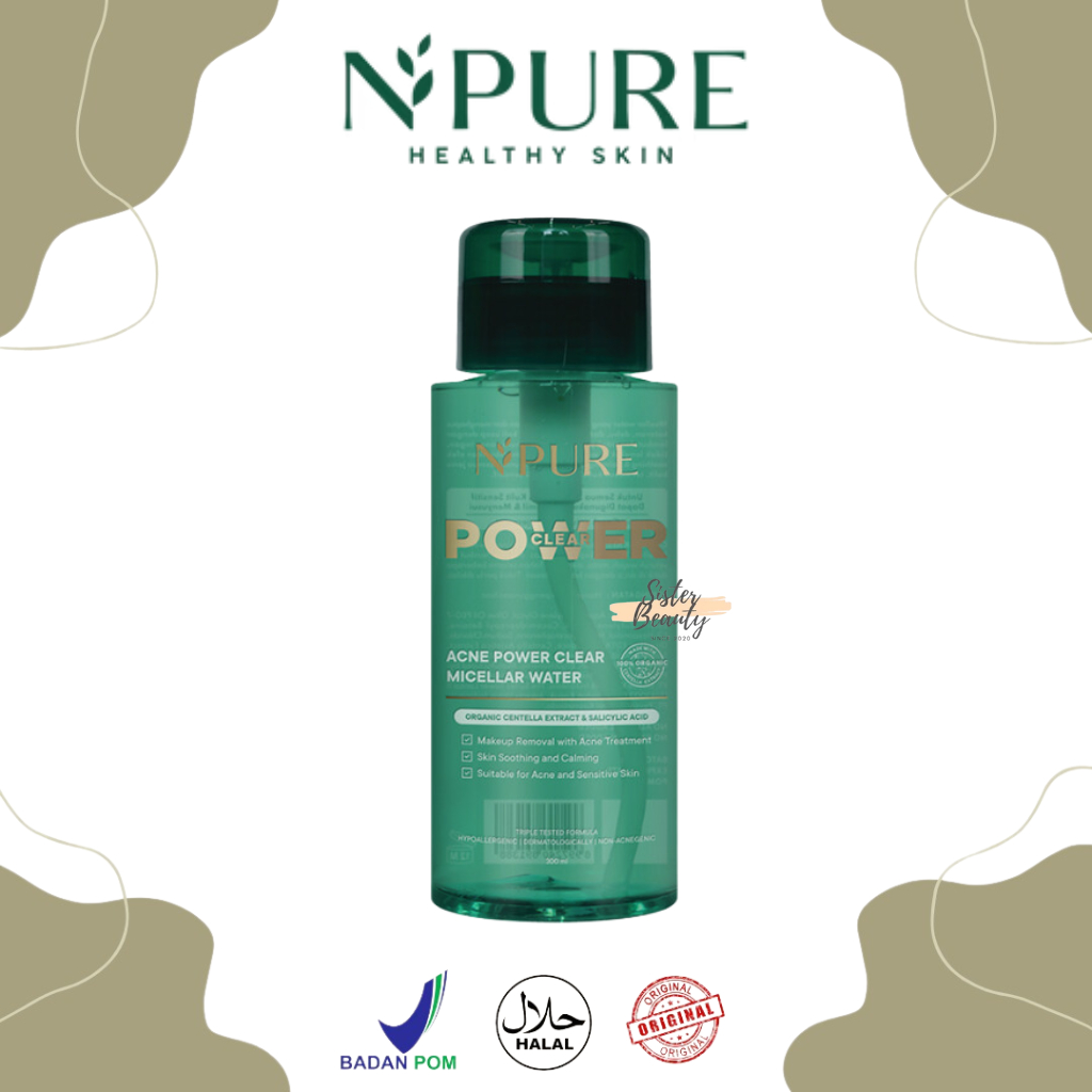 Jual SisterBeauty - Npure Acne Power Clear Micellar Water 300ml ...