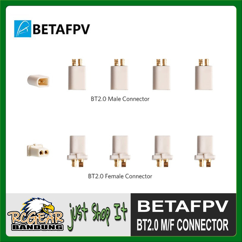 Jual BetaFPV BT2.0 Connectors BT2 male female FPV Drones 1S Lipo ...
