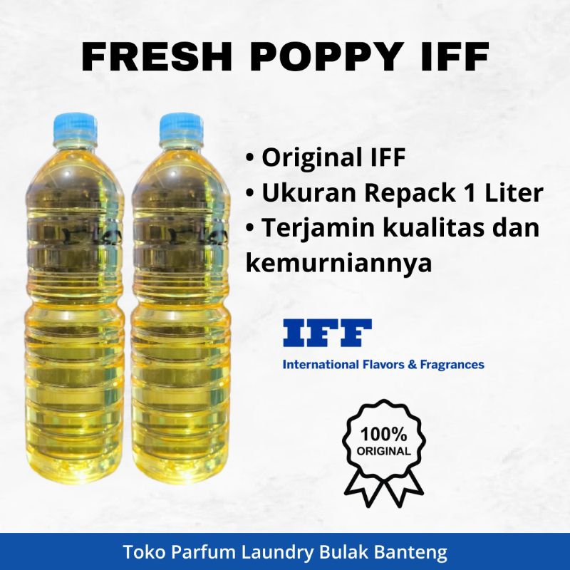 Jual FRESH POPPY IFF (Bibit Parfum Laundry) Original Repack Ukuran 1 ...