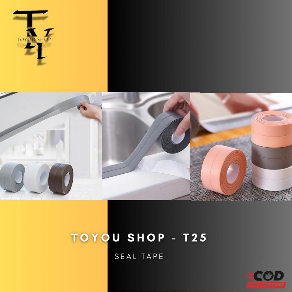 Jual [TOYOU SHOP T25] SEAL TAPE PEREKAT ANTI JAMUR | PENUTUP CELAH SIKU ...