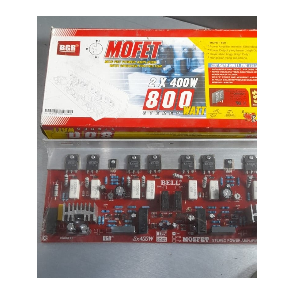 Jual KIT POWER MOFET 800W STEREO TRANSISTOR FINAL ASLI 2X400 WATT 800 W ...