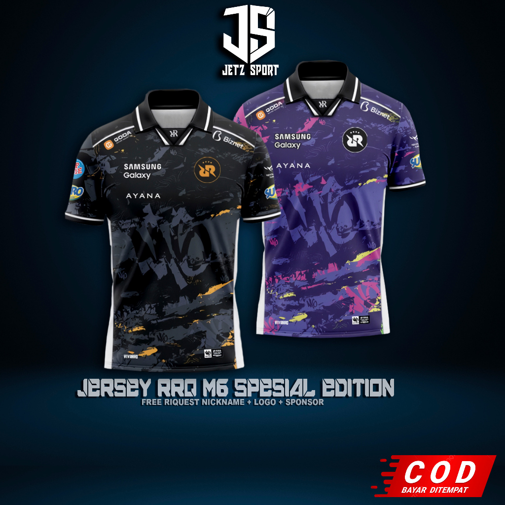Jual Jersey Kaos Baju RRQ M6 Special Edition / Season 14 custom free nickname TERMURAH | Shopee ...