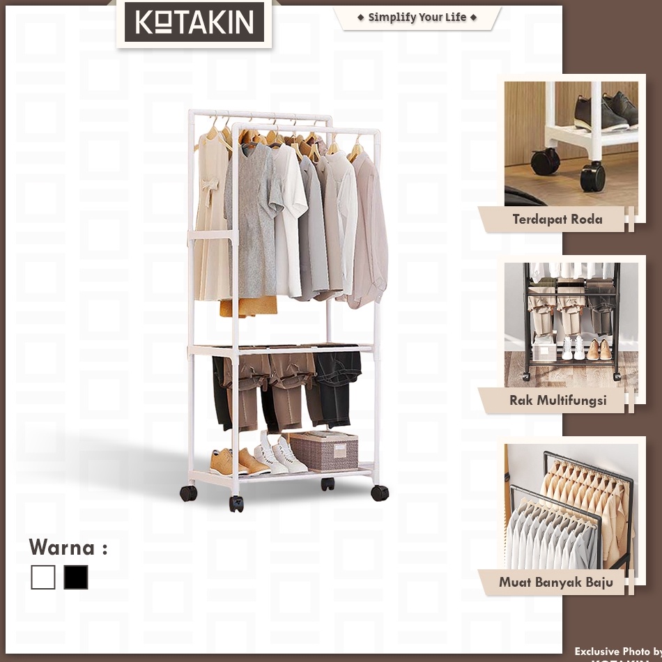 Jual Buruan Order Gantungan Baju Double Stand Hanger Tempat Celana ...