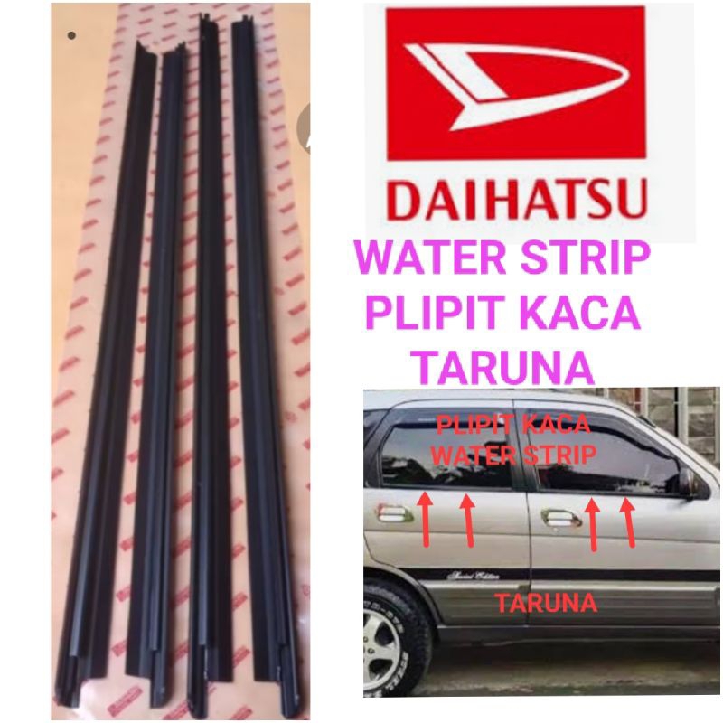 Jual PLIPIT KACA PELIPIT PINTU LUAR WATER STRIP MOBIL DAIHATSU TARUNA ...
