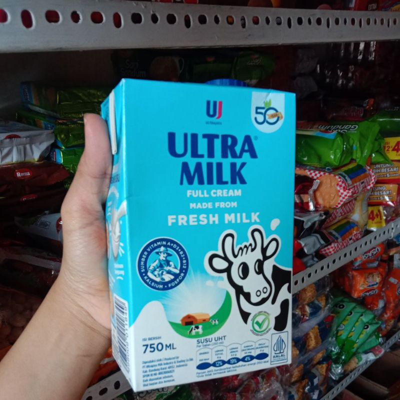 Jual [EXP MEI 2025) Ultra Milk susu uht putih 750 ml | Shopee Indonesia