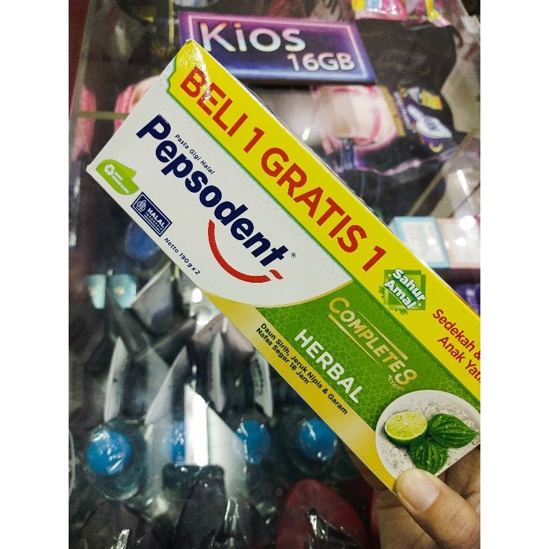 Jual Pepsodent Action Pasta Gigi Herbal 190Gr x 2 (isi 2 sudah langsung ...