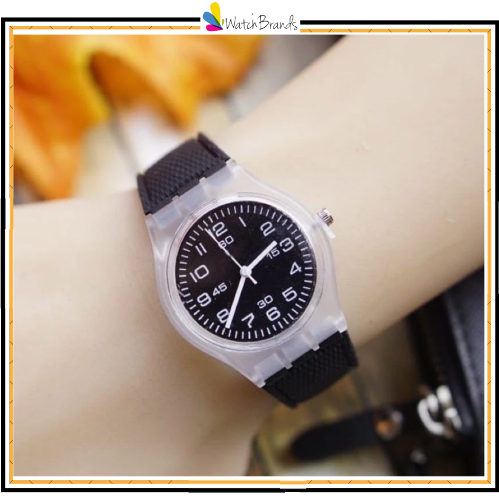 Jual WBS JAM TANGAN MURAH RUBBER BENING TRANSPARANT SW005 | Shopee ...