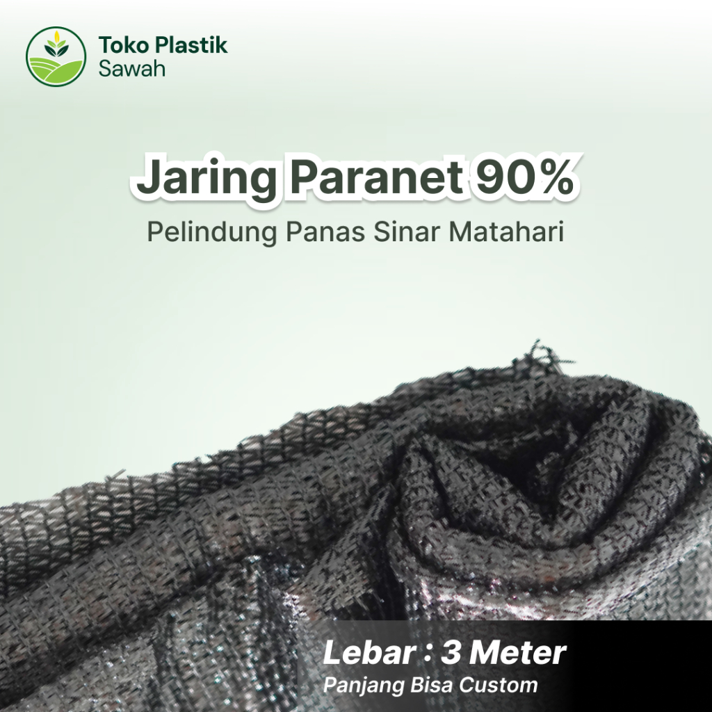Jual Jaring Paranet / Shading Net / Paranet Ecer - Lebar 3 Meter ...