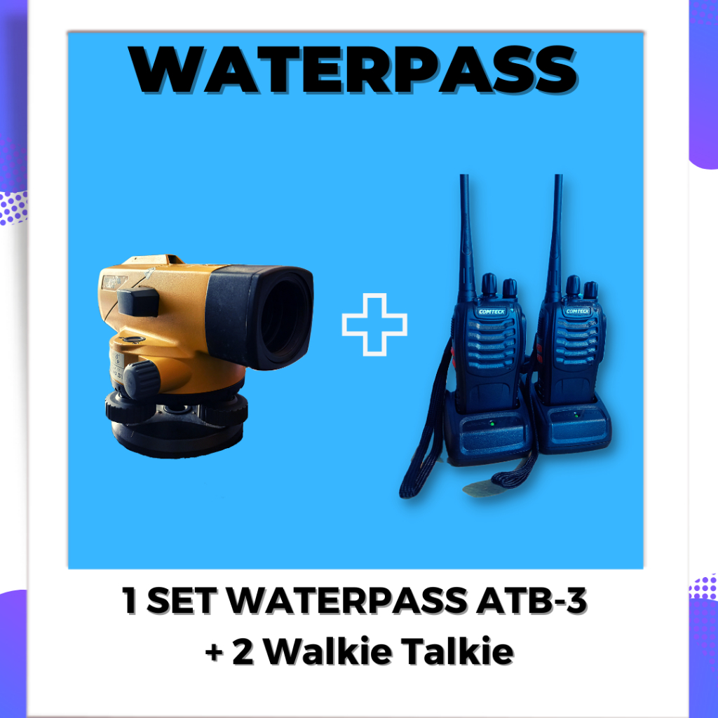 Jual RENTAL ALAT SURVEY WATERPASS AUTOLEVEL TOPCON ATB-3 (60) | Shopee ...