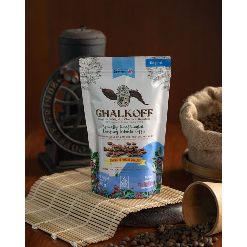Jual Ghalkoff Original Kopi Robusta 100% Organik Kopi Lampung | Shopee ...