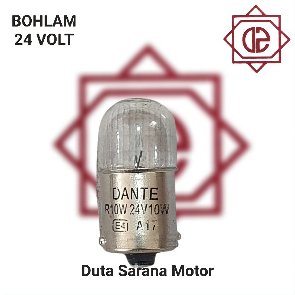 Jual 1pc DANTE Bohlam Halogen Lampu Seri Universal 24 Volt 10 Watt Kaki ...