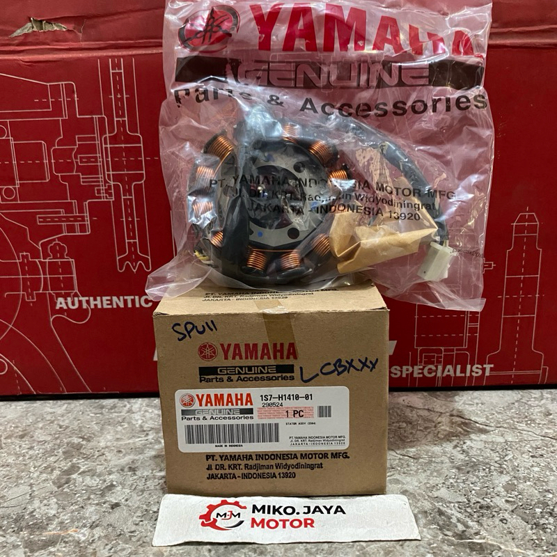 Jual SEPUL SPULL ASSY STATOR COMP 1S7-H1410-01 JUPITER MX OLD LAMA ORIGINAL YAMAHA | Shopee ...