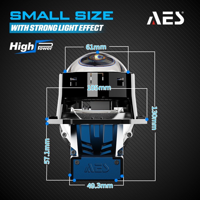 Jual Bi-laser Biled Projector AES Turbo SE Ultra Cooler 3 Inch TIR ...