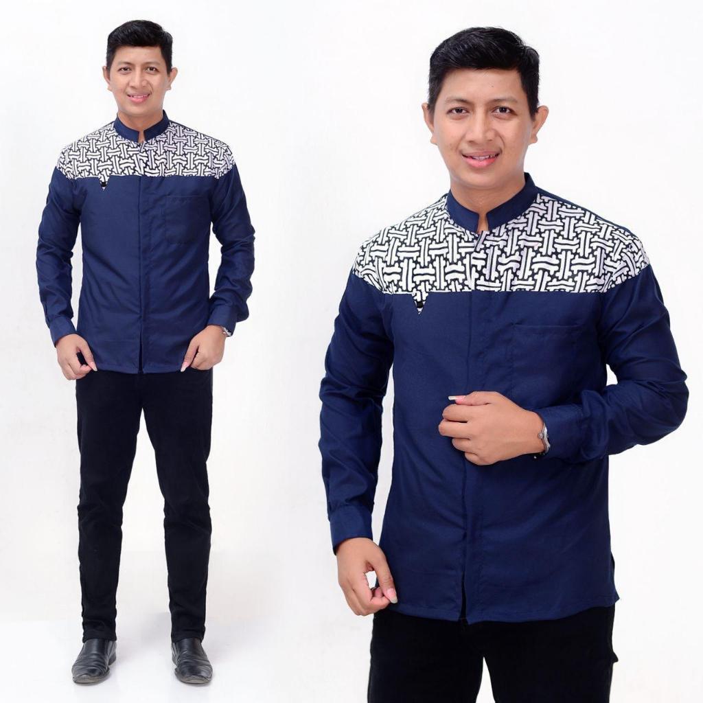 Jual Baju Koko Deweasa - Koko Falcon Kombinasi Batik- Baju Muslim ...
