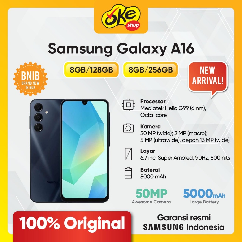 Jual Samsung Galaxy A16 LTE 8/128GB 8/256GB | Shopee Indonesia