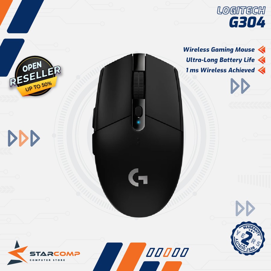 Jual Logitech G304 Lightspeed Wireless Gaming Mouse G 304 | Shopee ...