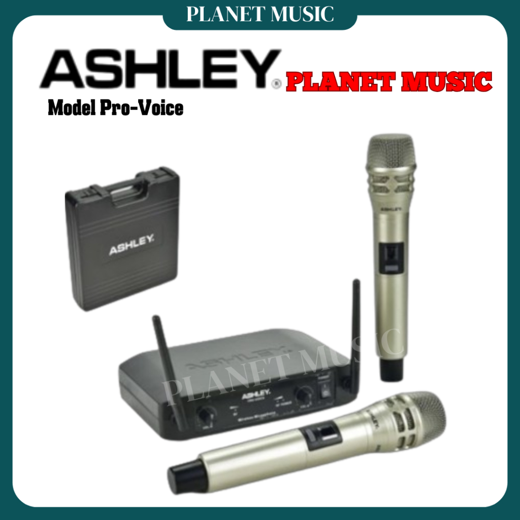 Jual Mic ASHLEY PRO VOICE Original / Mic Wireless ASHLEY Provoice ...
