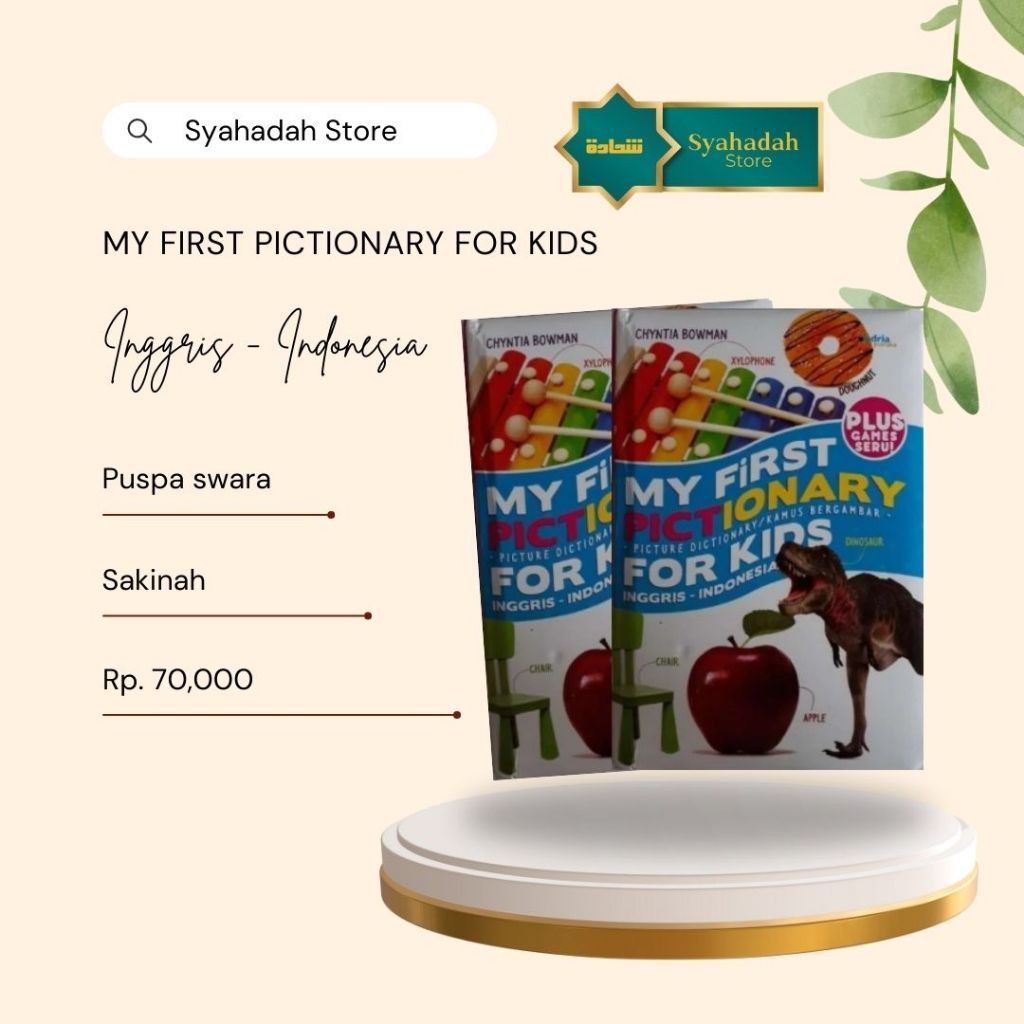 Jual MY FIRST PICTIONARY FOR KIDS BS | Shopee Indonesia