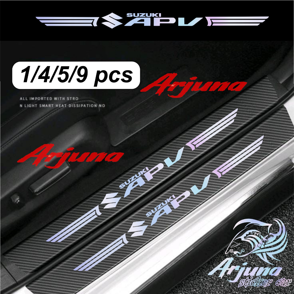 Jual stiker Pelindung Lantai pintu Mobil suzuki apv sticker sill plate ...