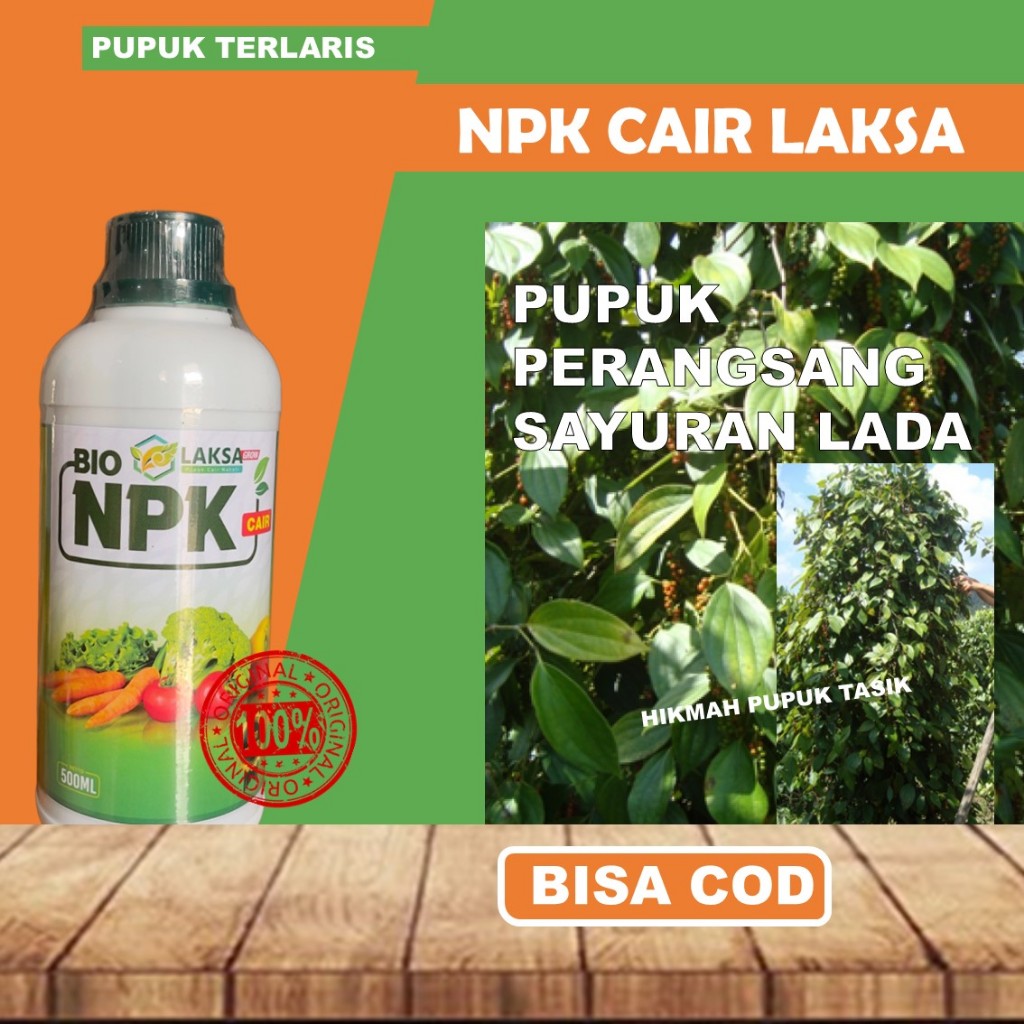 Jual PUPUK NPK LAKSA PERBANYAK SAYURAN LADA OBAT CAIR SEMPROT UNTUK SAYURAN LADA TERLARIS ...