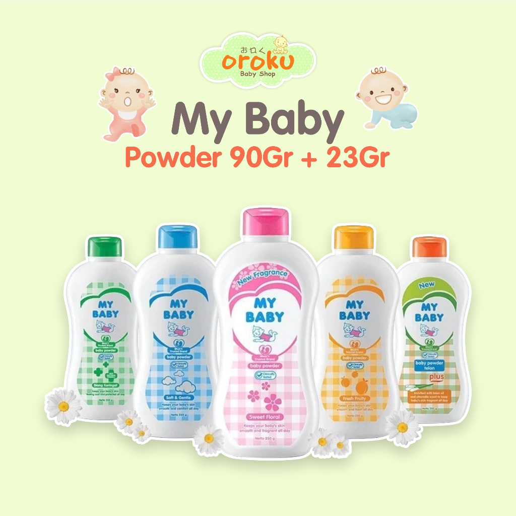 Jual MY BABY POWDER 90GR + 23GR / BEDAK BAYI | Shopee Indonesia