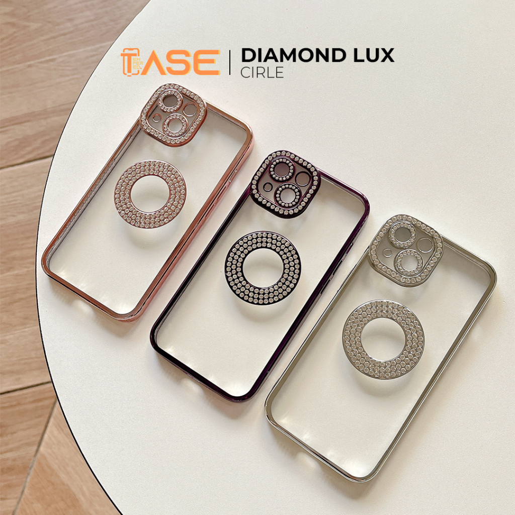 Jual Case Iphone 11 12 13 14 15 PRO MAX Diamond Lux Circle | Shopee ...