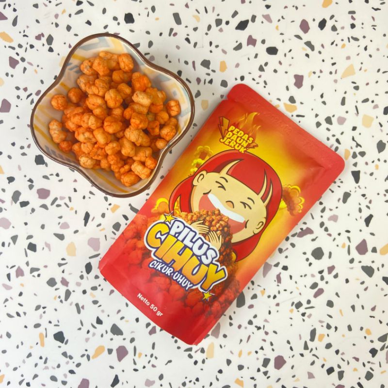 Jual cemilan Keluarga Pilus Cihuy kekinian ( 50 gr ) | Shopee Indonesia