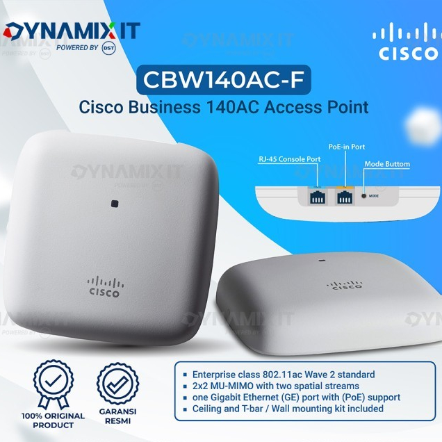 Jual CISCO CBW140AC-F Business 140AC Access Point - CBW140 | Shopee Indonesia