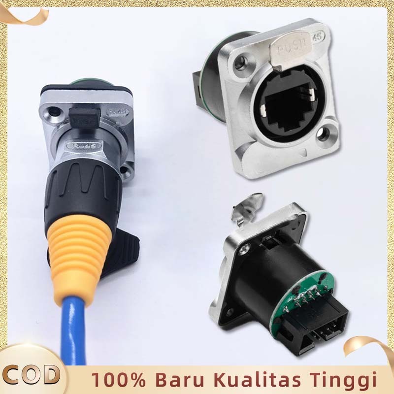 Jual Konektor Ether Ethercon Rj45 Female Straight Untuk Disolder ...