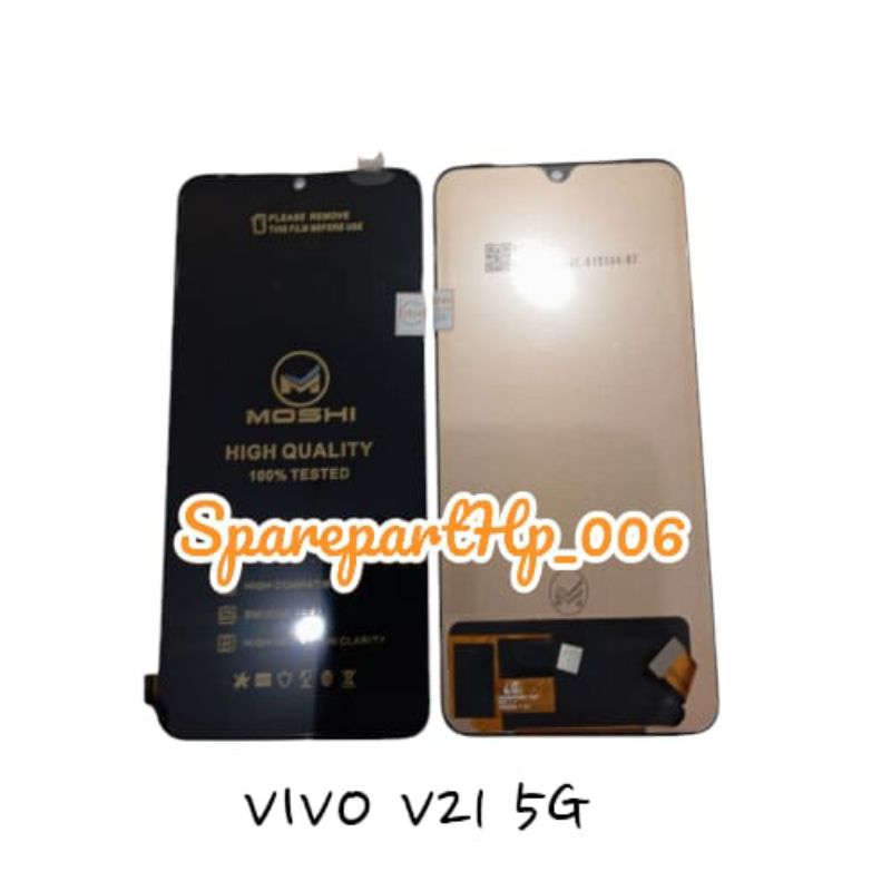 Jual LCD TOUCHSCREEN VIVO V21 5G V2050 FULLSET BLACK ORIGINAL | Shopee Indonesia