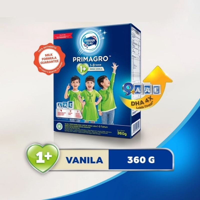 Jual primagro 1+ vanila 360g | Shopee Indonesia