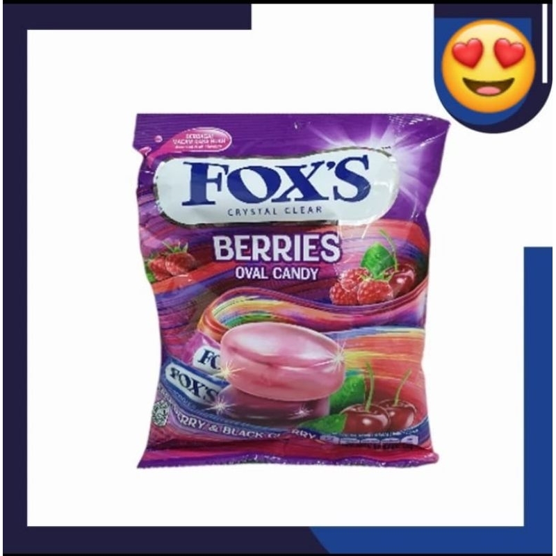 Jual PERMEN FOX'S FRUITS BERRIES OVAL CANDY 1 PACK isi 50pc | Shopee ...