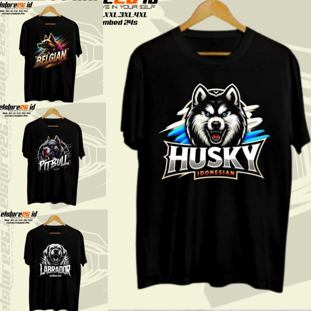 Jual ELSTORE26 Baju Kaos Dog Lover GAMBAR ANJING VOL3 | Dewasa Pria ...