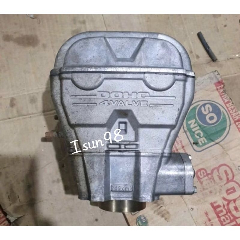 Jual 1SET BLOK CLYNDER KOP HEAD KLEP BORING HONDA CB150R OLD CBR LOKAL ...
