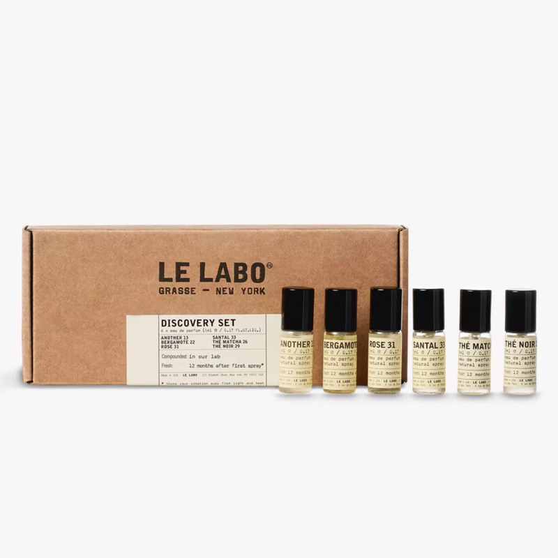 Jual LE LABO Discovery eau de parfum gift set 6x5ml/discovery set vial ...