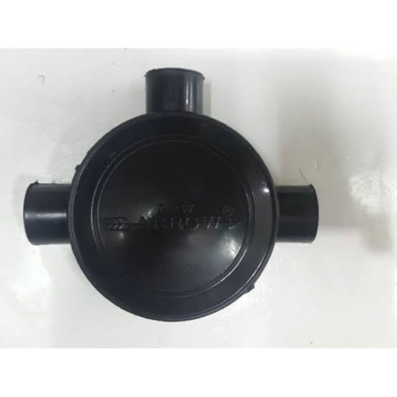 Jual T Dus tidus Tdus tidos tdos conduit listrik Cabang 3 20mm Putih ...