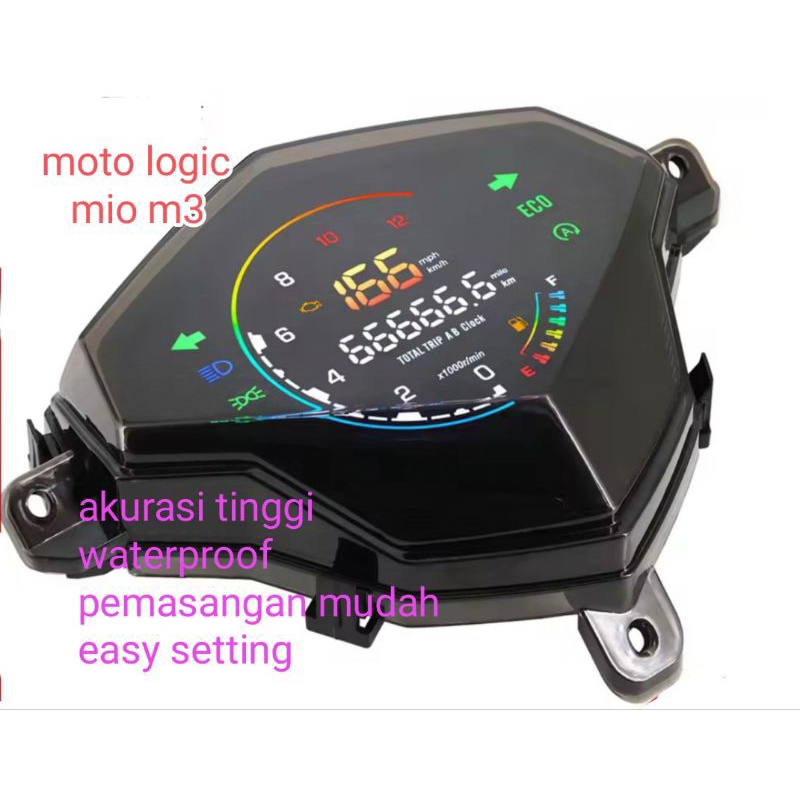 Jual speedometer mio m3 rainbow full digital | Shopee Indonesia