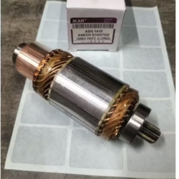 Jual ARMATUR ANGKER STARTER LONG 24v-8T HINO RANGER HO7C/NISSAN CK87 ...