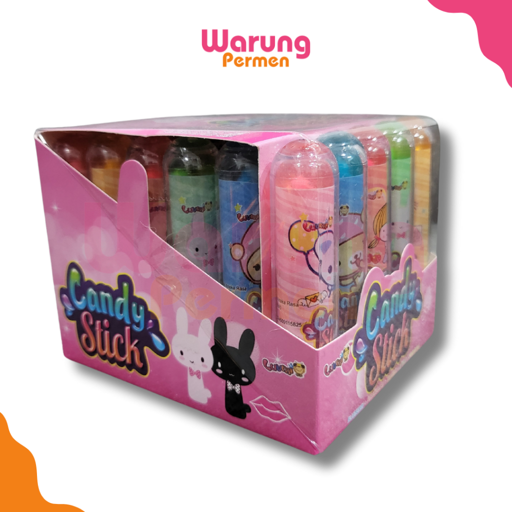 Jual Candy Stik / Permen Jelly Bentuk Lipstik / Permen Lunak Aneka Rasa ...