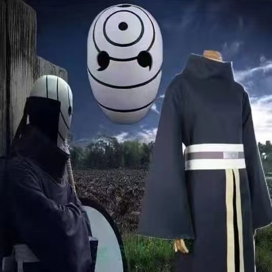 Jual Naruto Uchiha wearing earth cosplay costume, mask, male Xiao ...