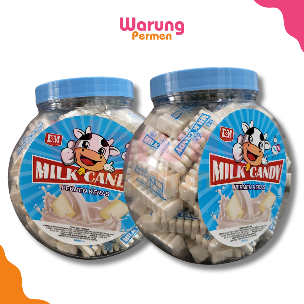 Jual DSM Permen Keras Susu Sapi / Milk Candy Jadul Jaman Dulu / 1 ...