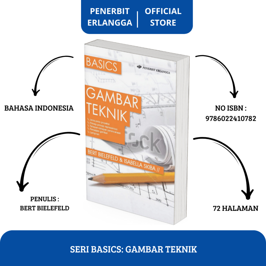 Jual [Erlangga Official] Seri Basics: Gambar Teknik | Shopee Indonesia
