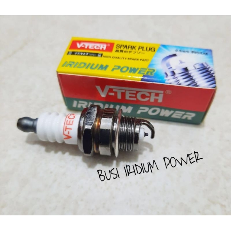 Jual Busi potong rumput 2 tak iridium power V-tech original | Shopee ...
