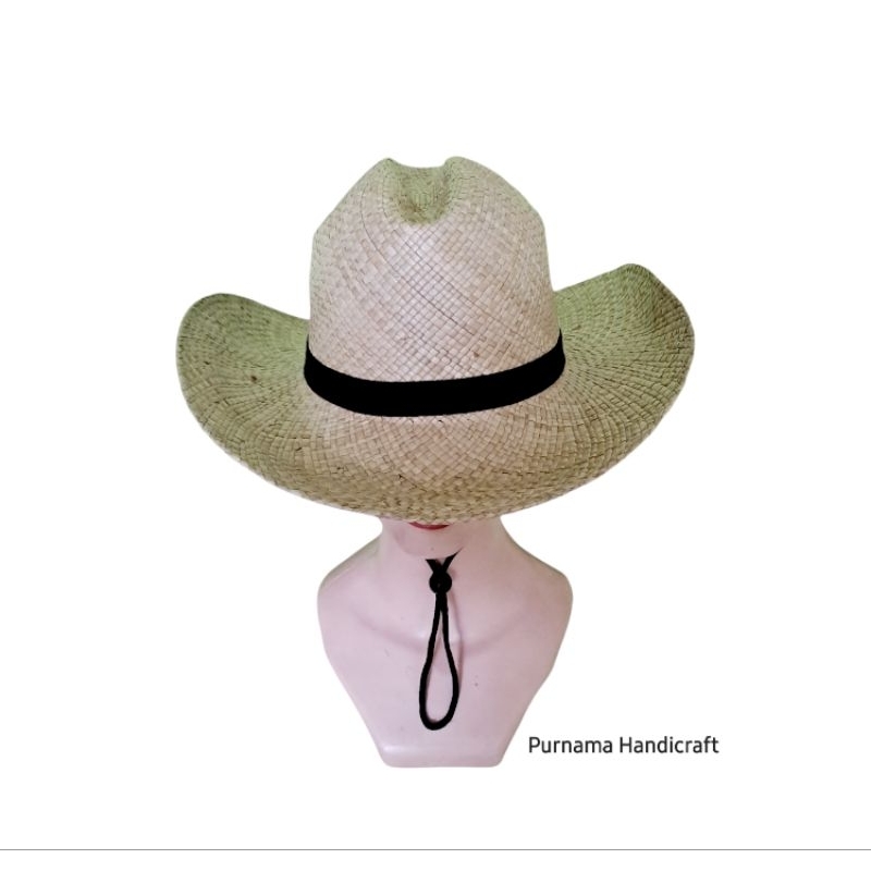 Jual Topi Koboy Marlboro Anyaman Pandan | Shopee Indonesia