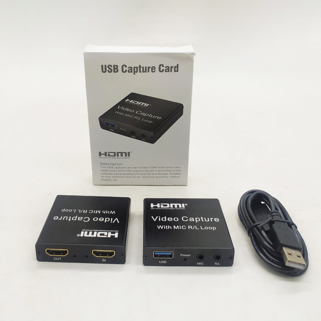 Jual Ezcap HDMI Capture With Mic R/L Loop HDMI Capture With Mic R/L ...