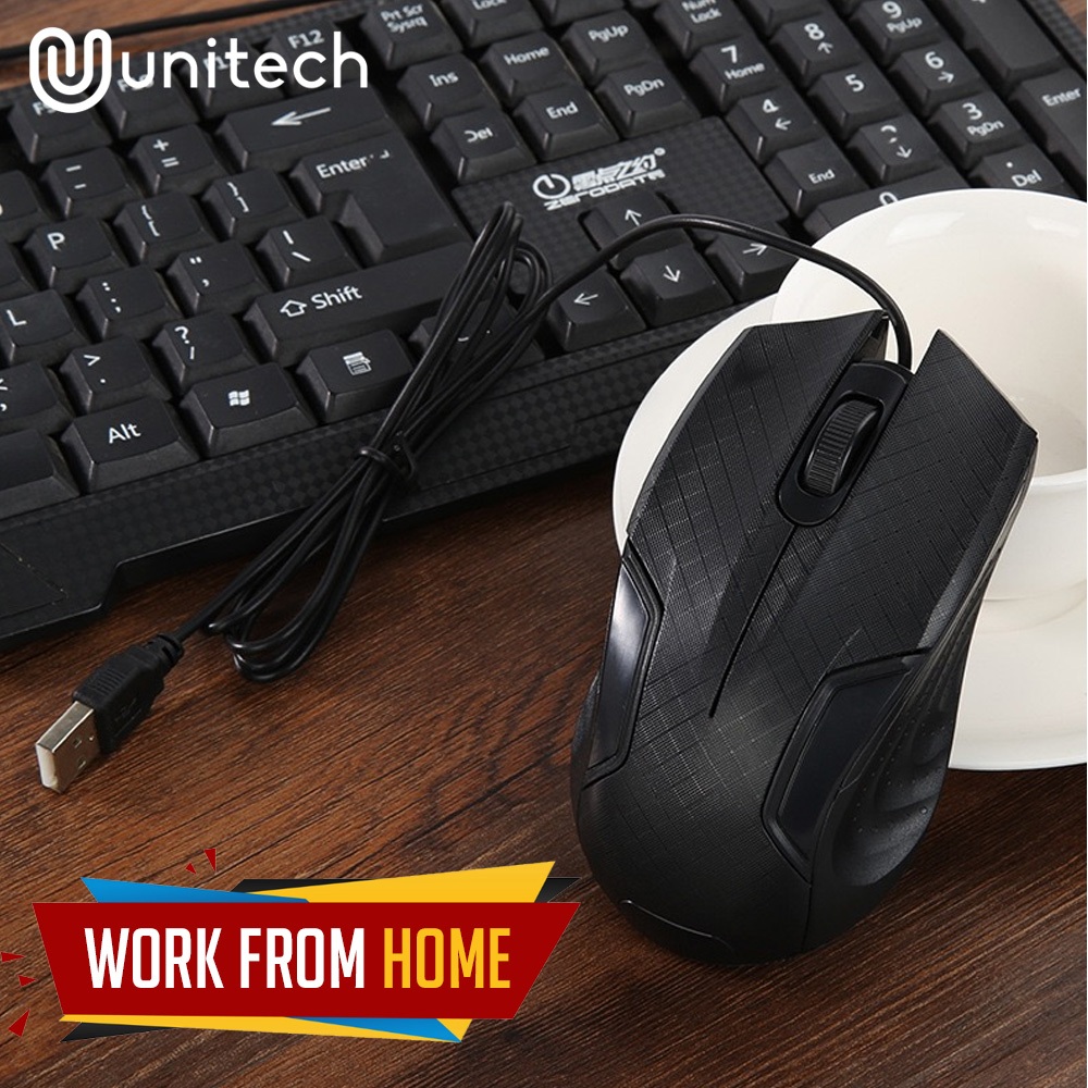 Jual Mouse Kabel Unitech G4 Untuk Komputer Laptop PC 1000dpi Plug and ...