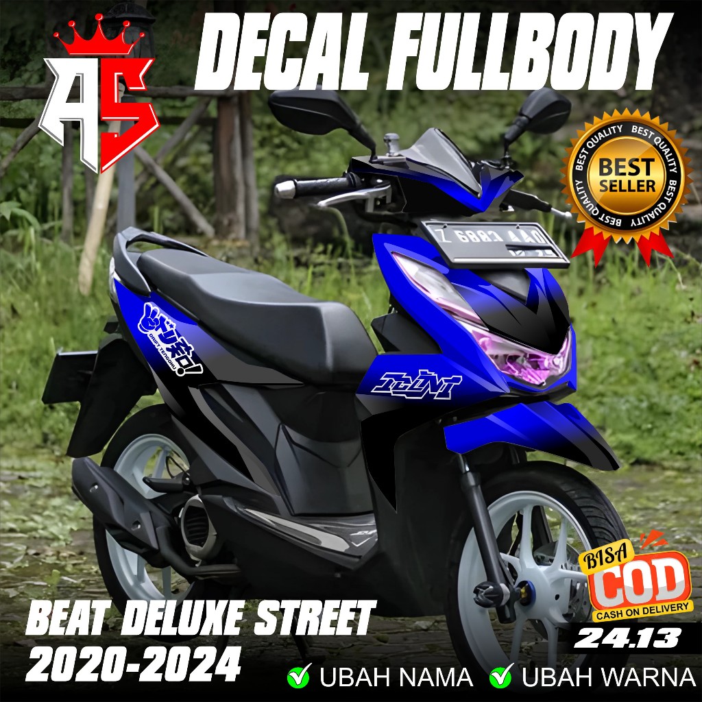 Jual (COD) TERBARU Decal Sticker Beat DELUXE STREET 2020 2021 2022 2023 ...