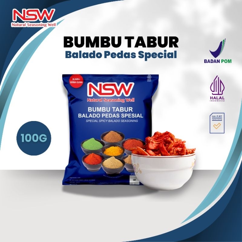 Jual Bumbu Tabur Serbaguna NSW 100GR*2PCS Rasa Balado Barbekiu BBQ ...