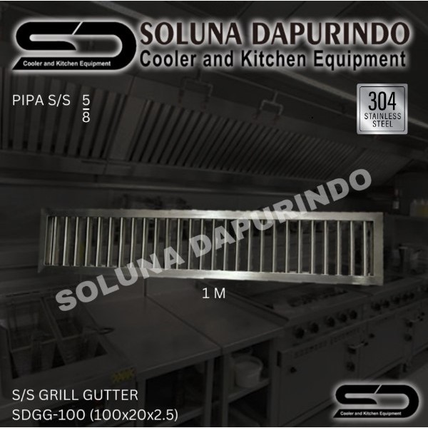 Jual SDGG-100 S/S Grill Gutter / SDGG100 / Penutup Saluran Stainless ...